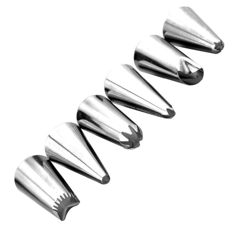 Reusable Silicone Pastry Bag and Tips Set - bakencaketools